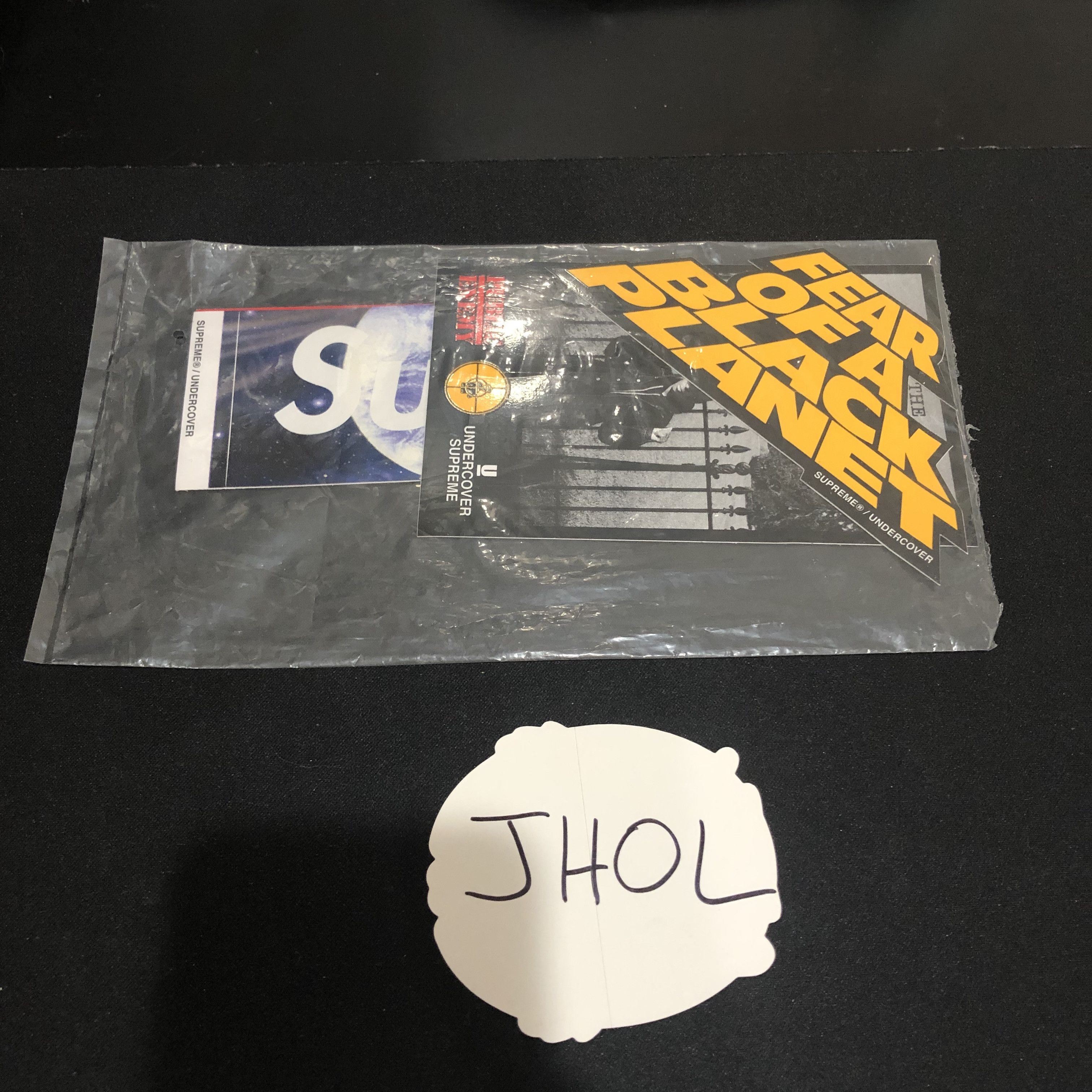 Public Enemy × Supreme × Undercover Public Enemy Sticker Pack | Grailed