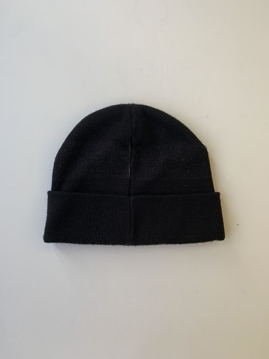 Comme des Garcons Comme des Garcons CDG Logo Knit Beanie Hat Black ...