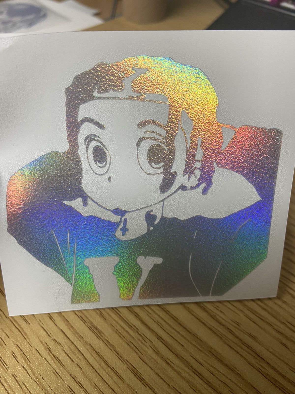 Vlone Holographic wlr carti sticker decal🖤🧛 | Grailed