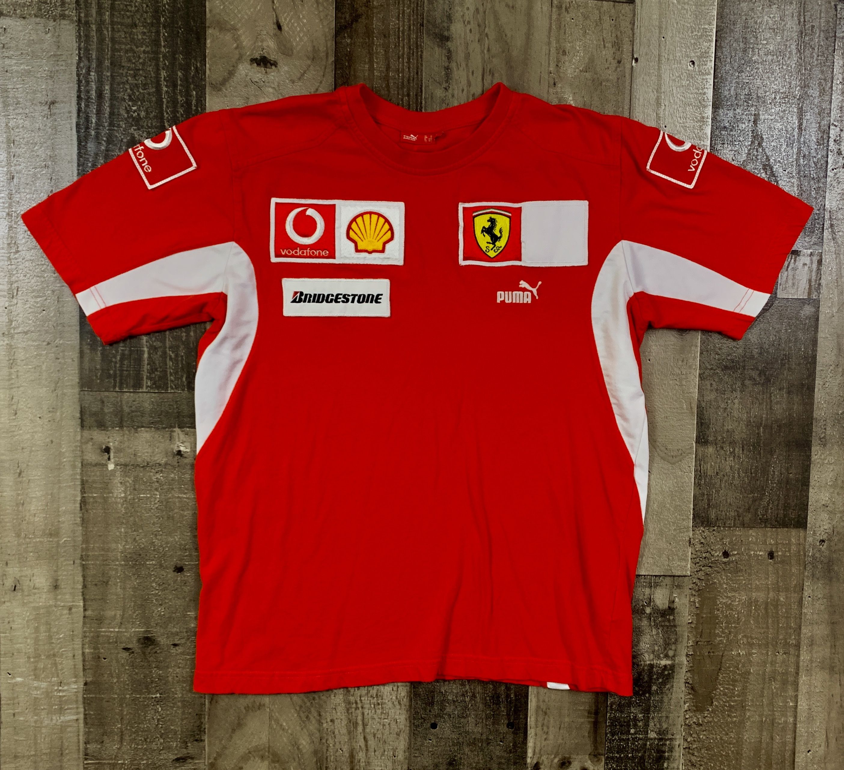 Puma × Streetwear × Vintage Vintage Puma Ferrari Shell Bridgestone ...