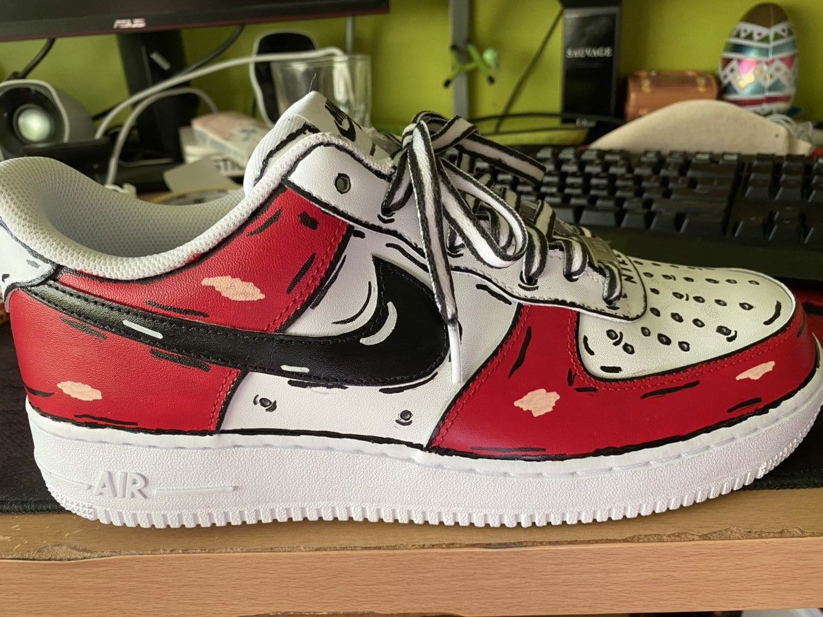 Nike Custom Air Force 1 “Cartoon” | Grailed