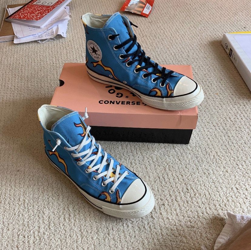 Converse × Golf Wang GOLF FLAME Golf Le Fleur x Chuck 70 Flame 2019 ...