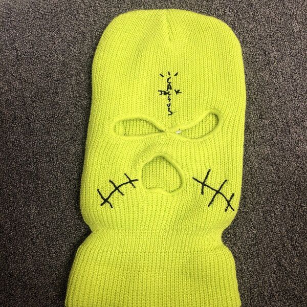 Travis Scott Jack Boys Neon Green Ski Mask | Grailed