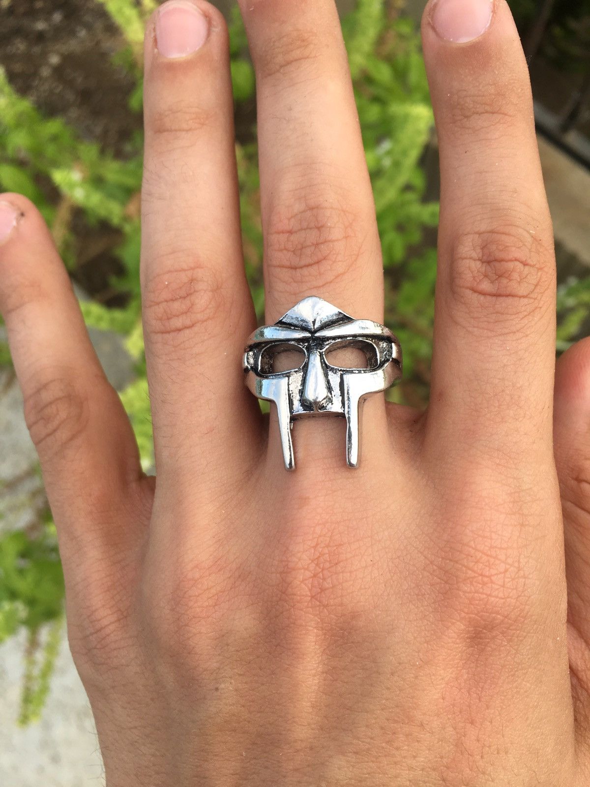 Vintage Silver MF Doom Ring | Grailed