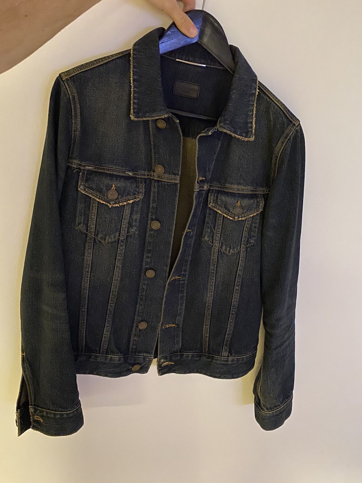 Saint Laurent Paris Saint Laurent Psych Rock Denim Jacket | Grailed