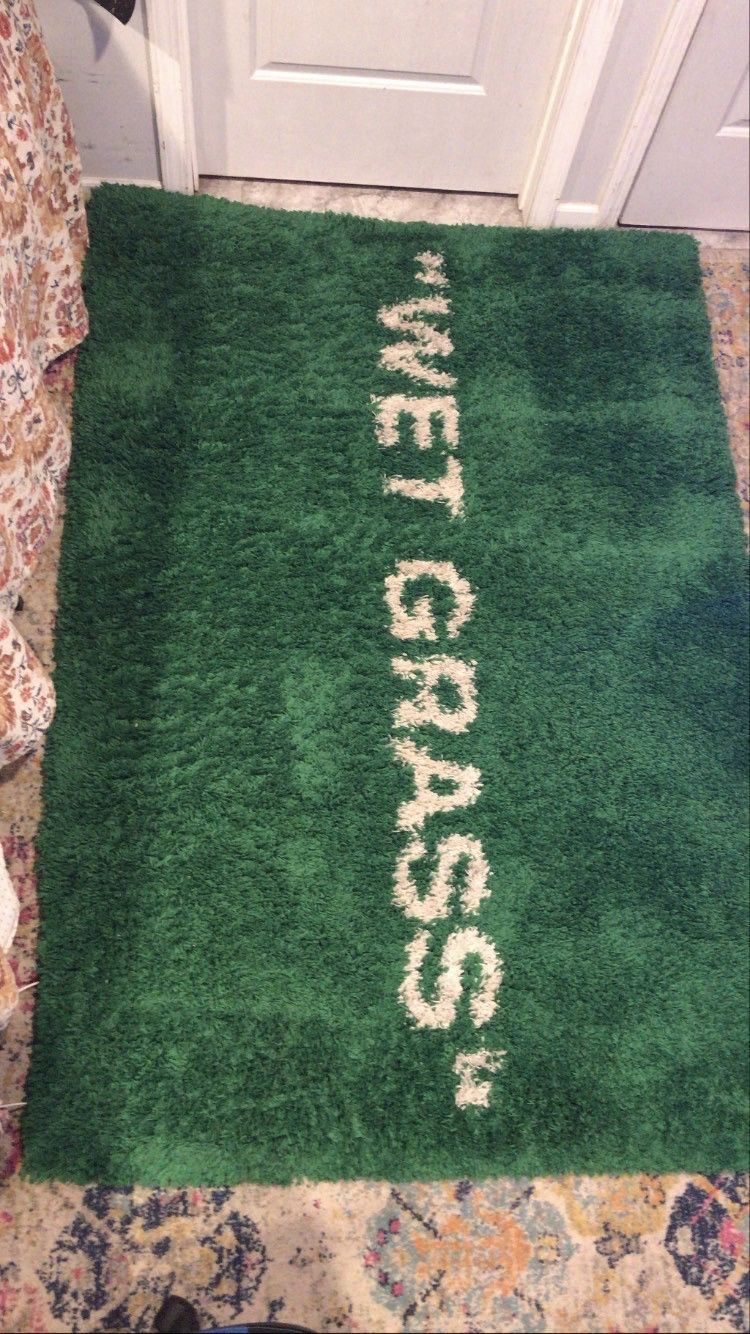 Ikea × Off-White × Virgil Abloh Off-White x Ikea Wet Grass Rug | Grailed