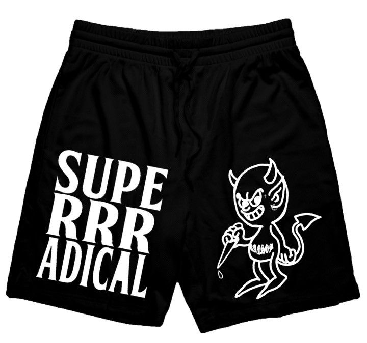 Ransom Clothing × Superrradical Superrradical X Ransom mesh shorts ...