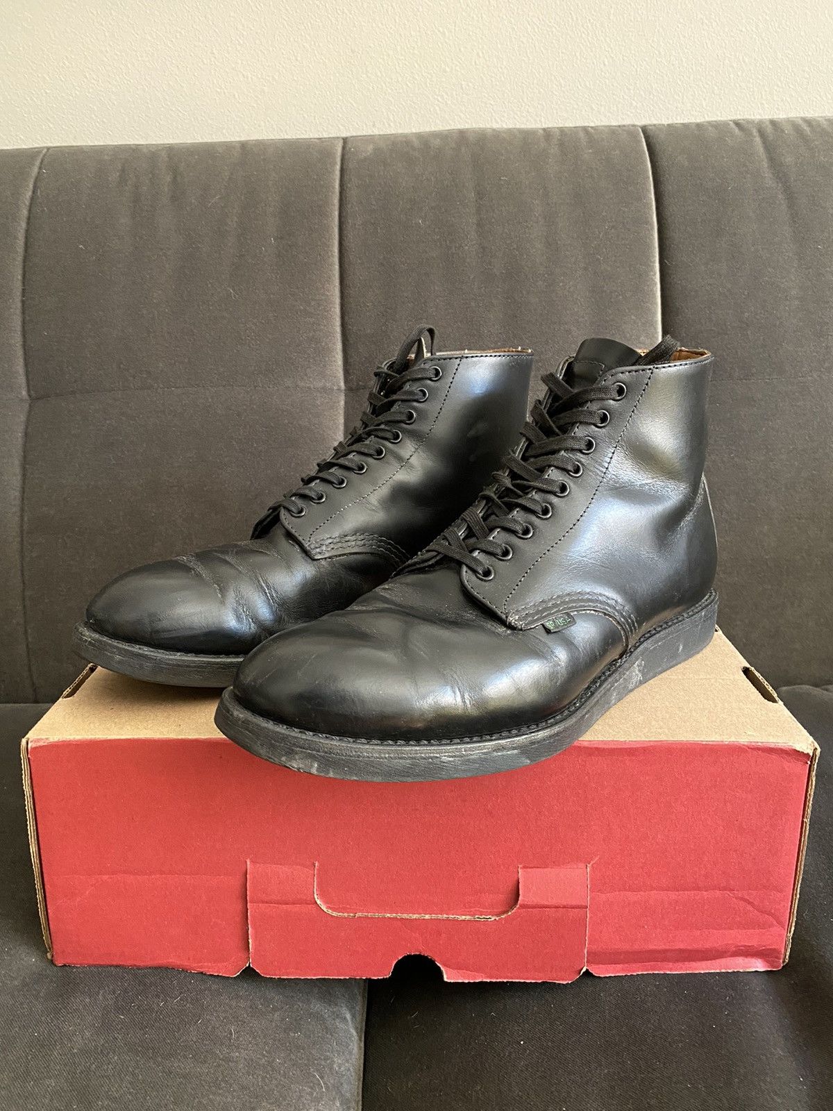 Red Wing Red Wing Postman Heritage Boots 9197 MADE IN USA BOOT Black ...