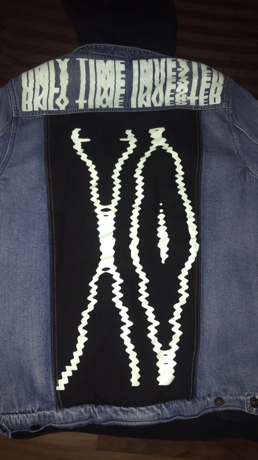 The Weeknd Where Dreams Come True XO hoodie denim jacket | Grailed