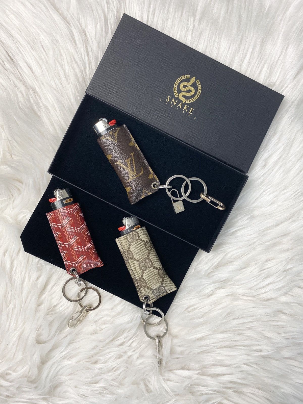 Custom Custom Goyard Gucci Louis vuitton lighter case | Grailed