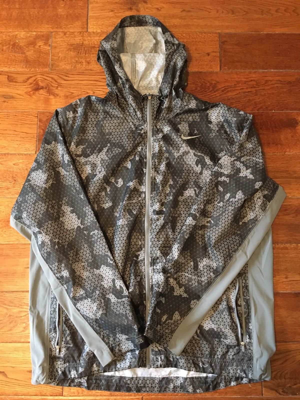 Nike Light Rain Jacket - Grey Modern Camo | Grailed