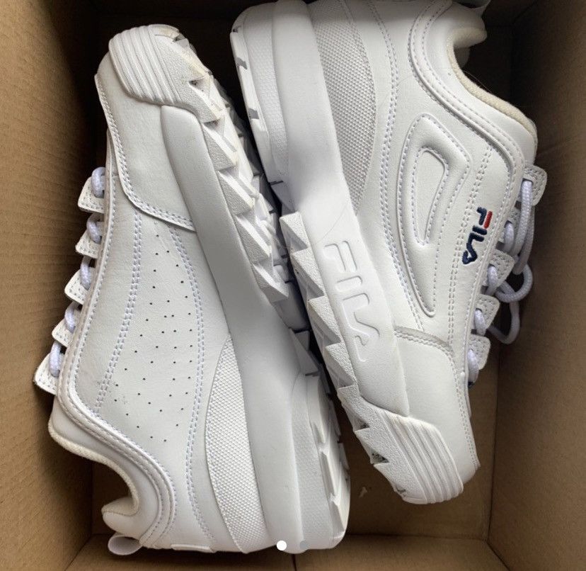 Fila Fila Chunky White shoe! | Grailed