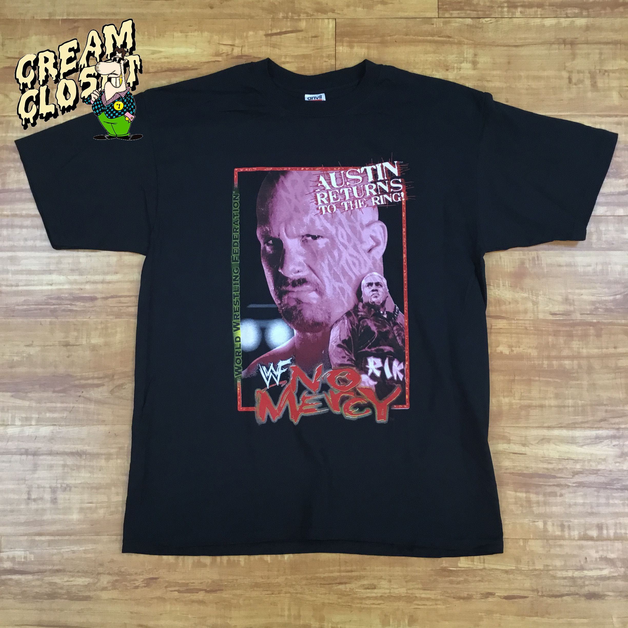 Vintage × WWE × WWF 2000 WWF WWE Stone Cold Steve Austin Rikishi No ...
