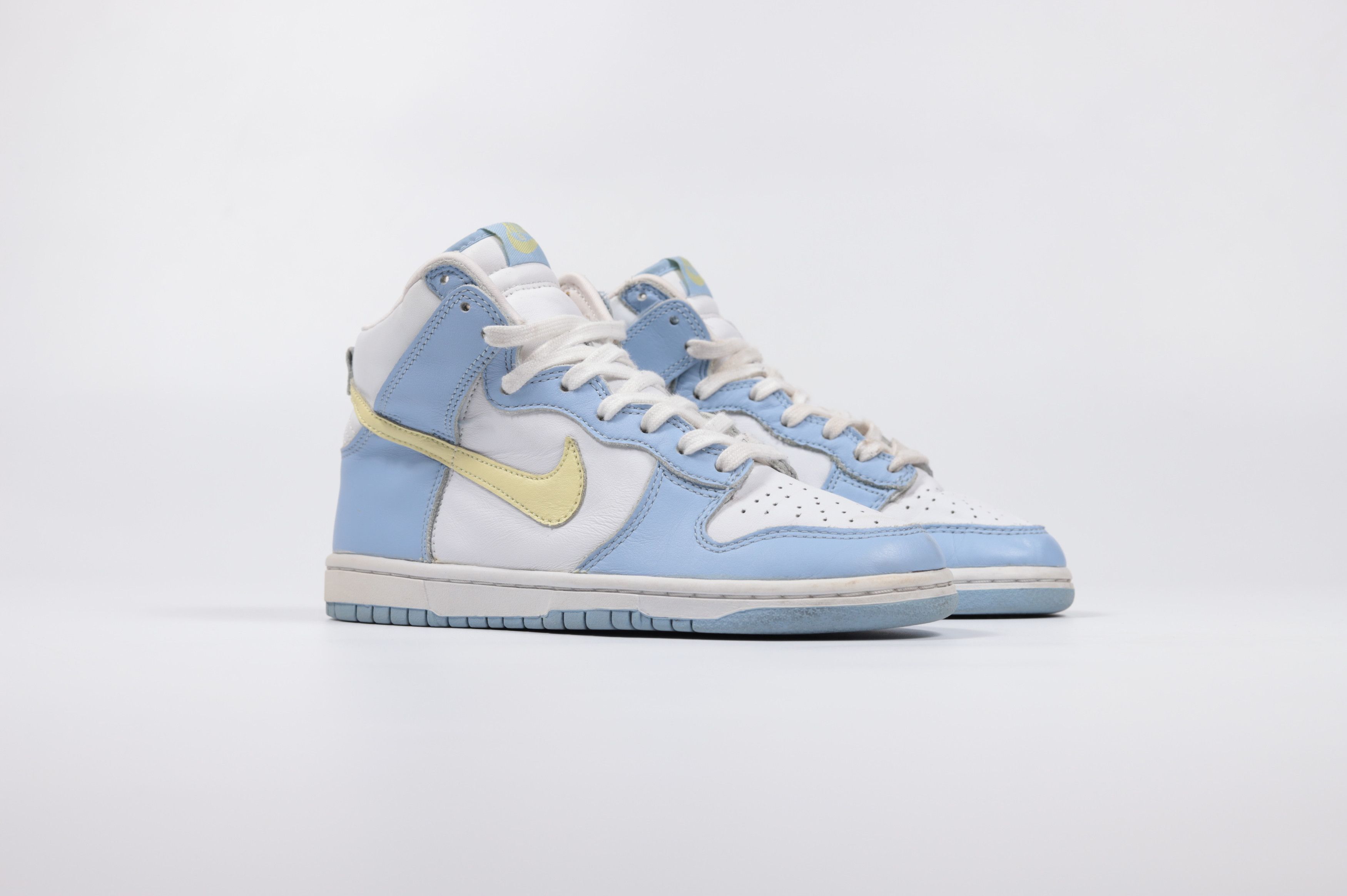 Nike RARE! 24 cm 2004 Nike Dunk High Baby Blue | Grailed