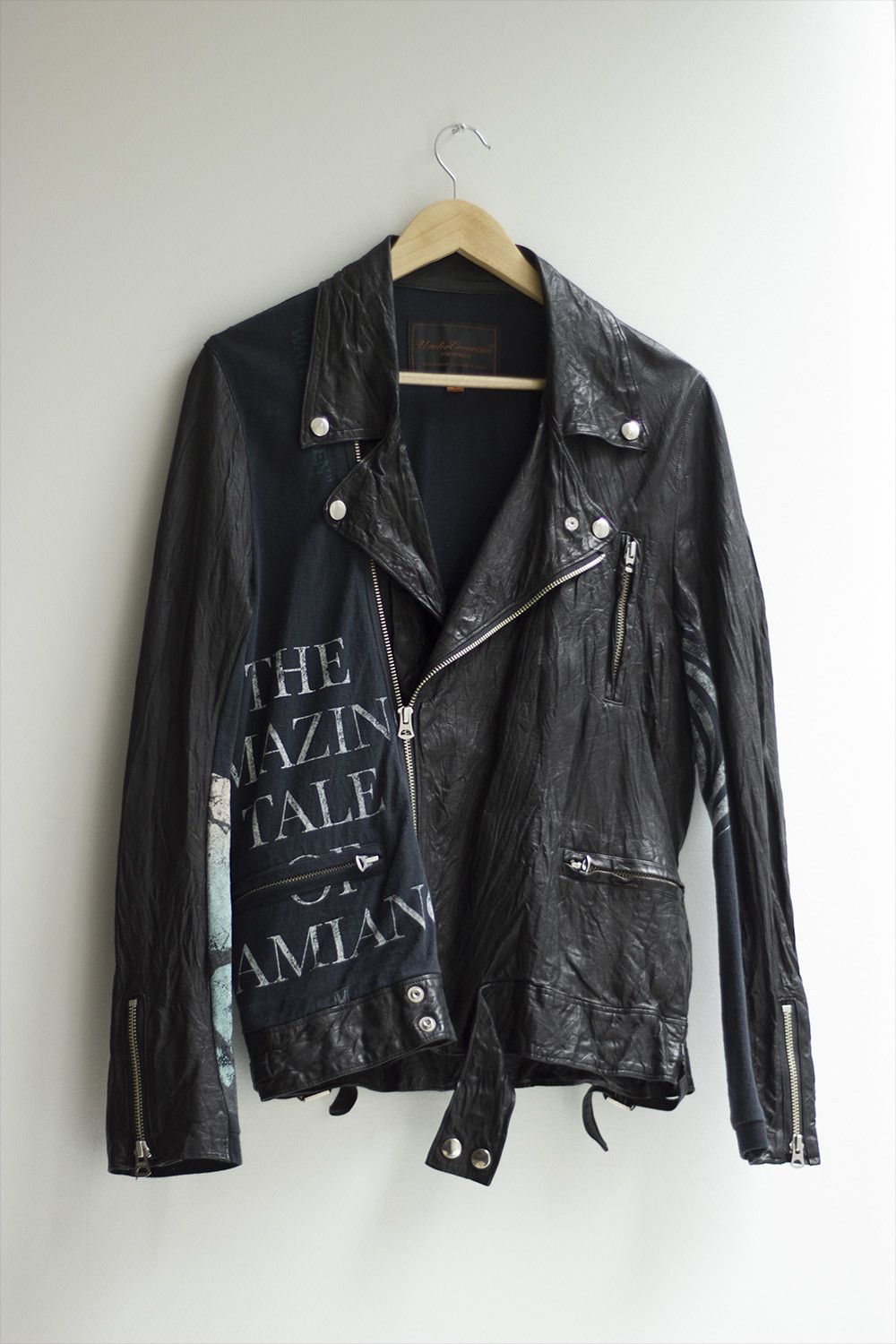 Undercover SS06 'T' Reconstructed Leather Jacket | Grailed