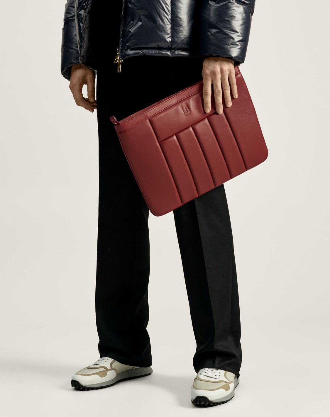 Alfred Dunhill Dunhill Concours Red Large Zip Pouch | Grailed
