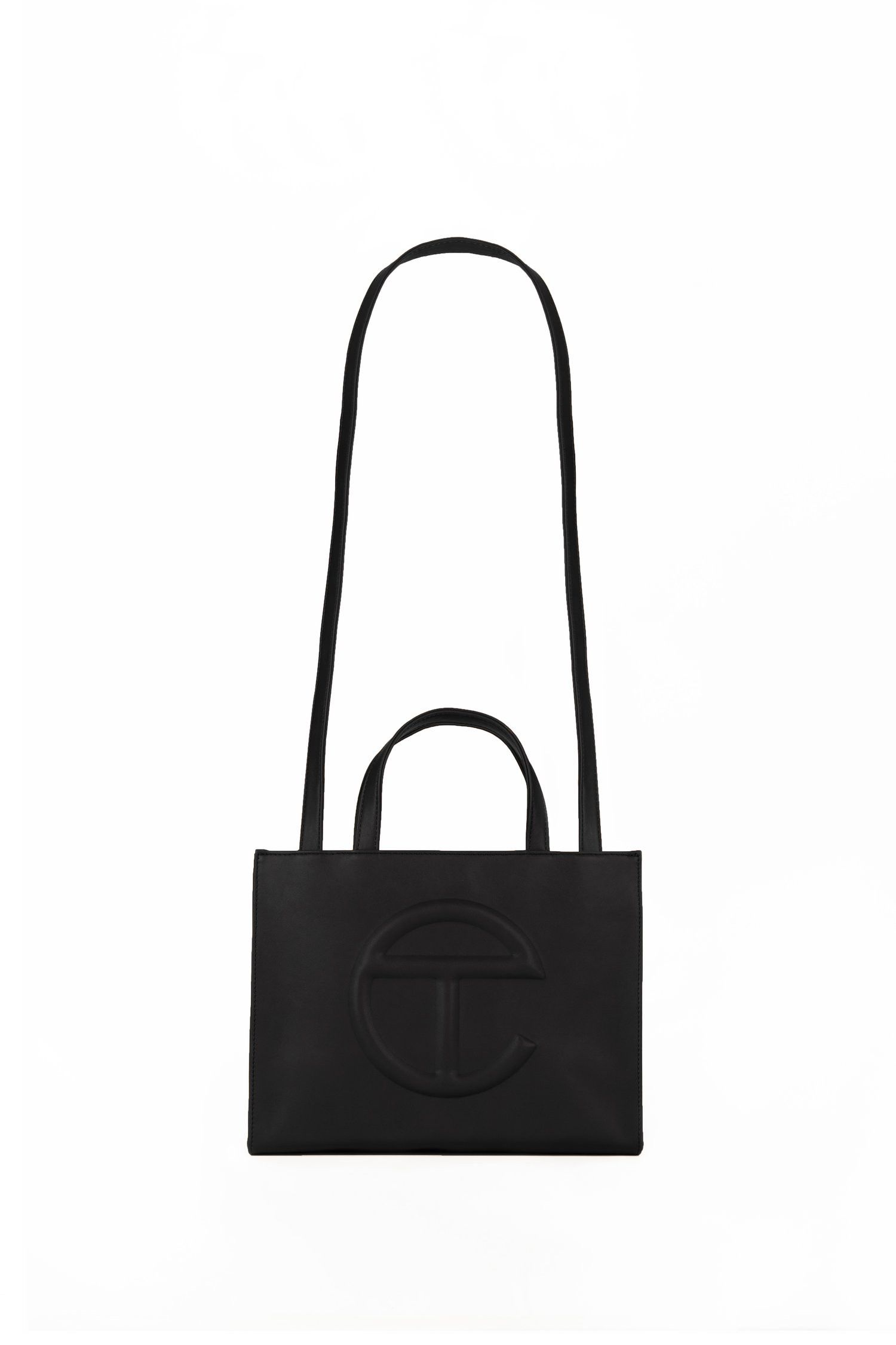 Telfar Medium Black Shopping Bag (IN HAND) | Grailed
