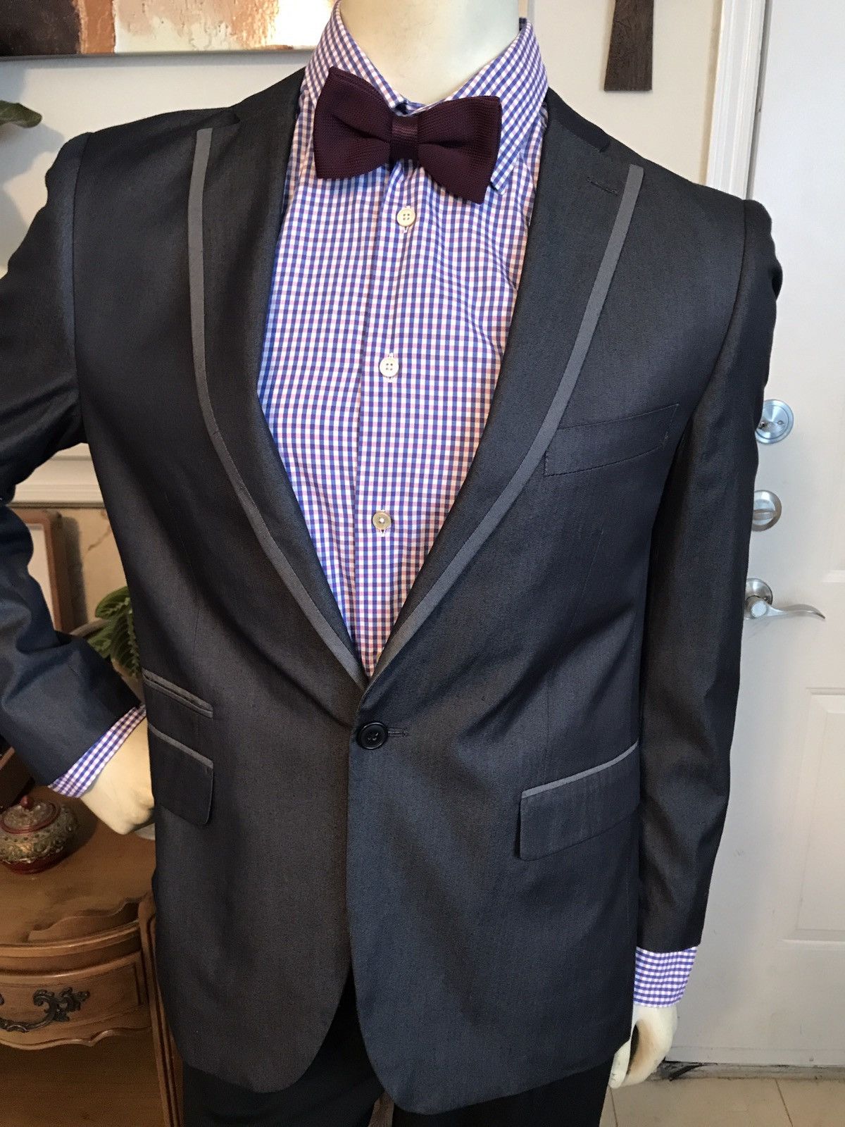 Vintage Ron Chereskin 1 Button blazer w/ contrast piping | Grailed