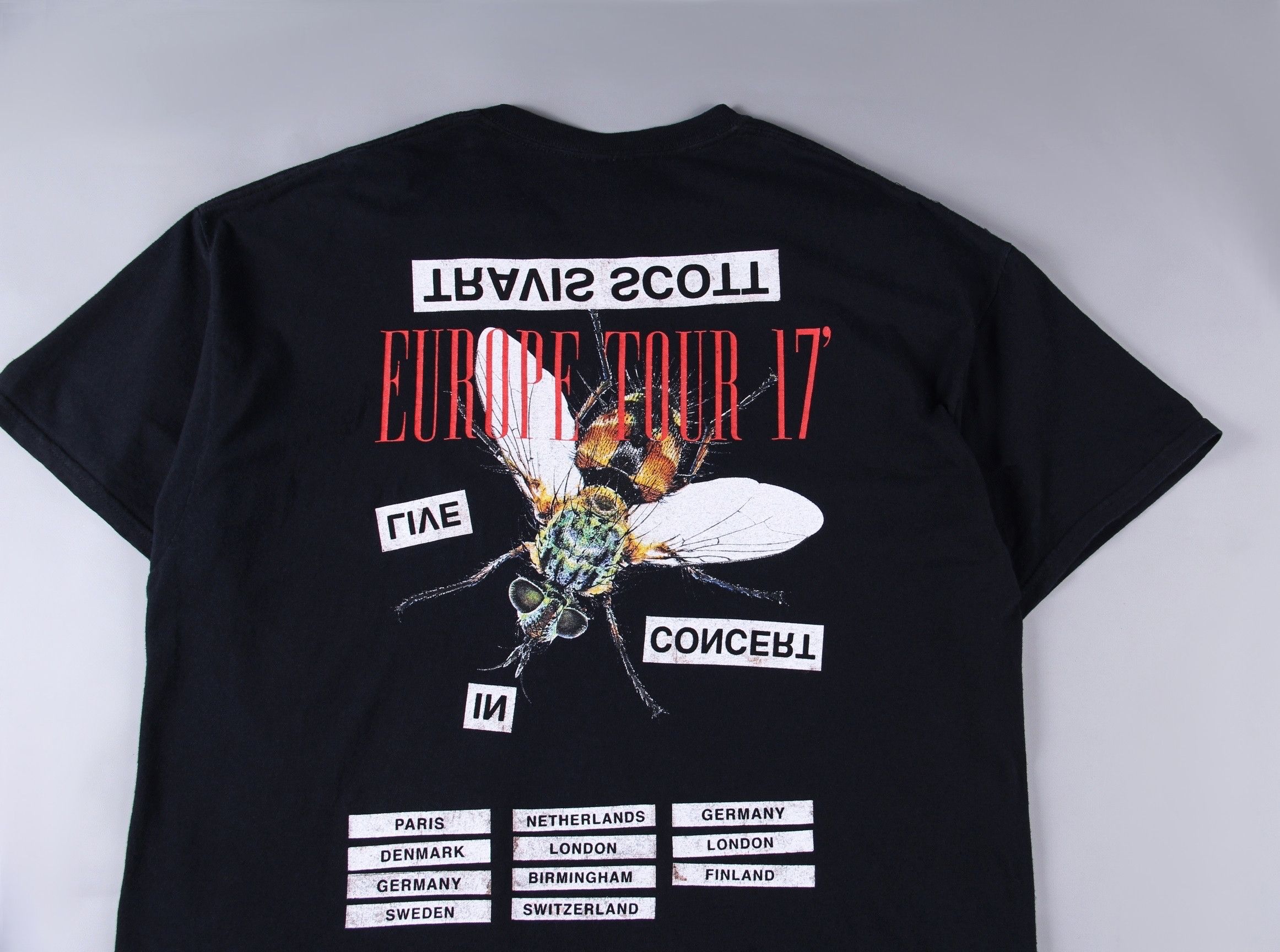 Travis Scott 🔥Exclusive Travis Scott Europe Tour '17 Tee 3XL | Grailed
