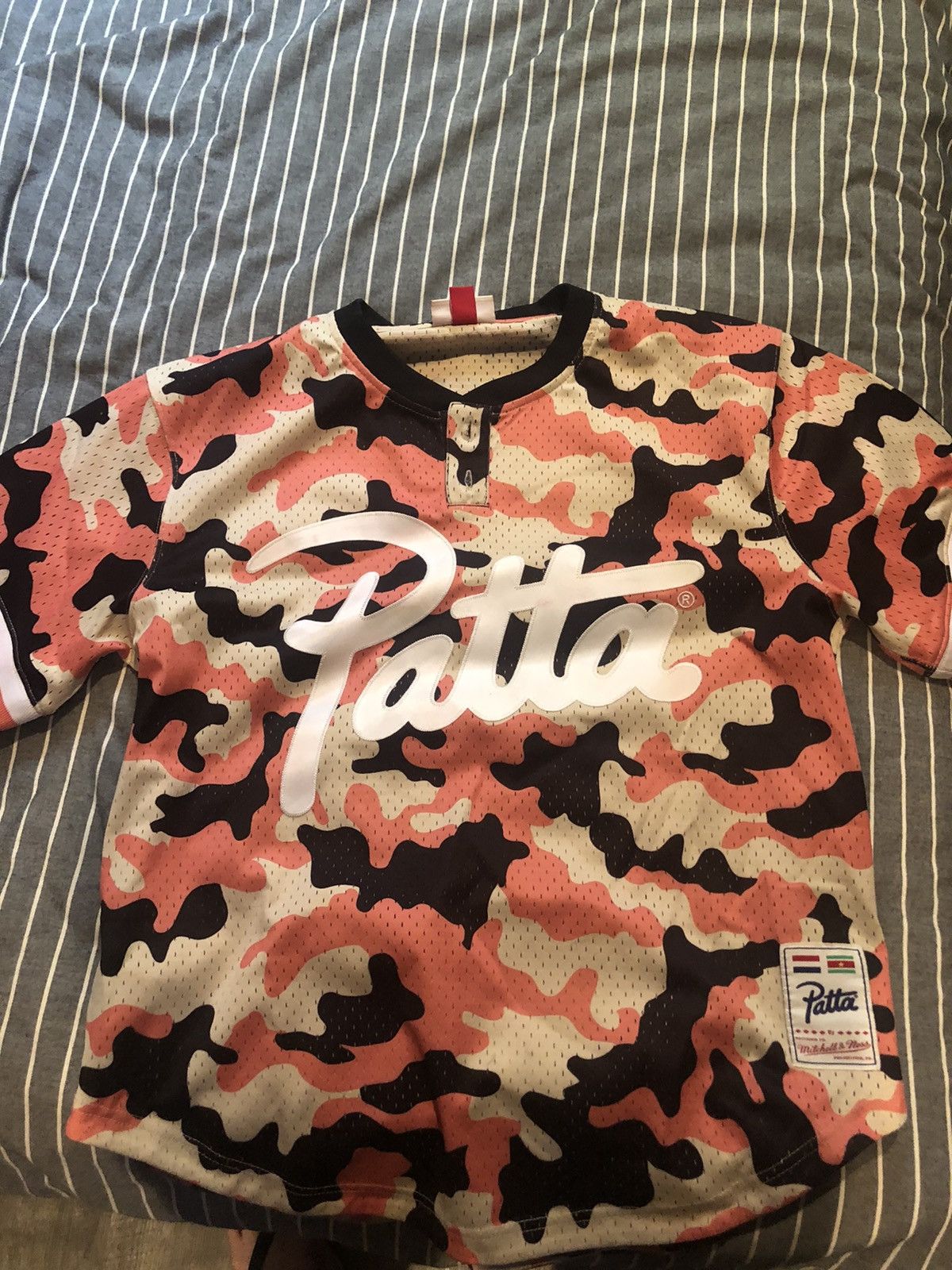 Mitchell & Ness Patta x Mitchell and ness baseball jersey | Grailed