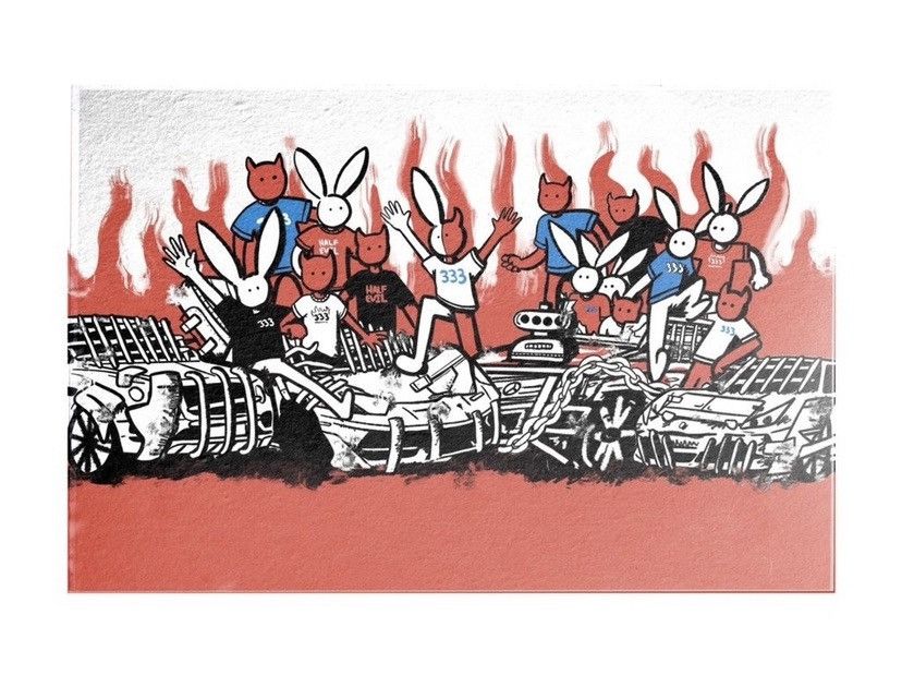 Half Evil Half evil x kodone pop up poster | Grailed