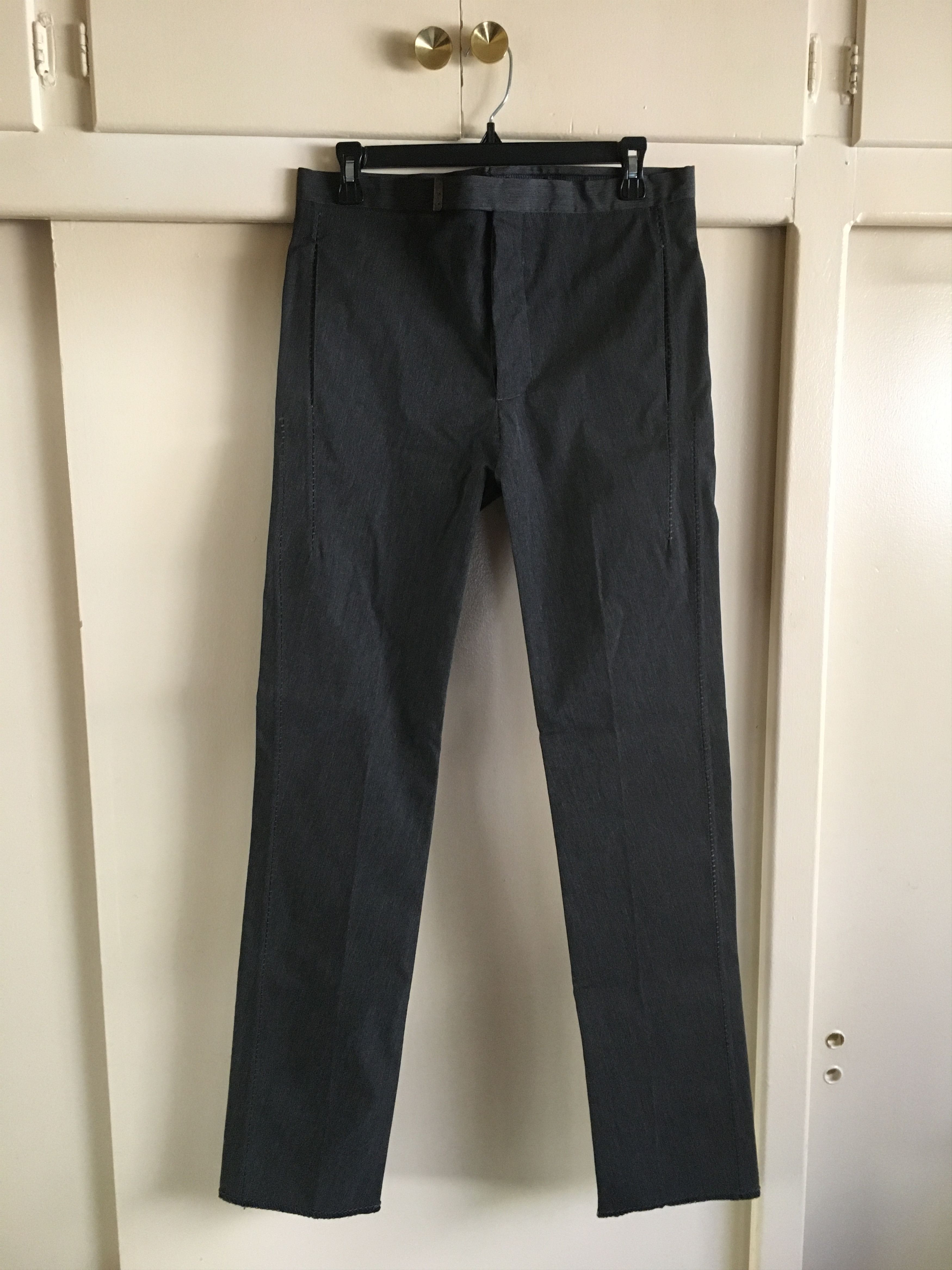 Carol Christian Poell CCP WOCELL Chain Seam Dead End Breadstick Pants ...