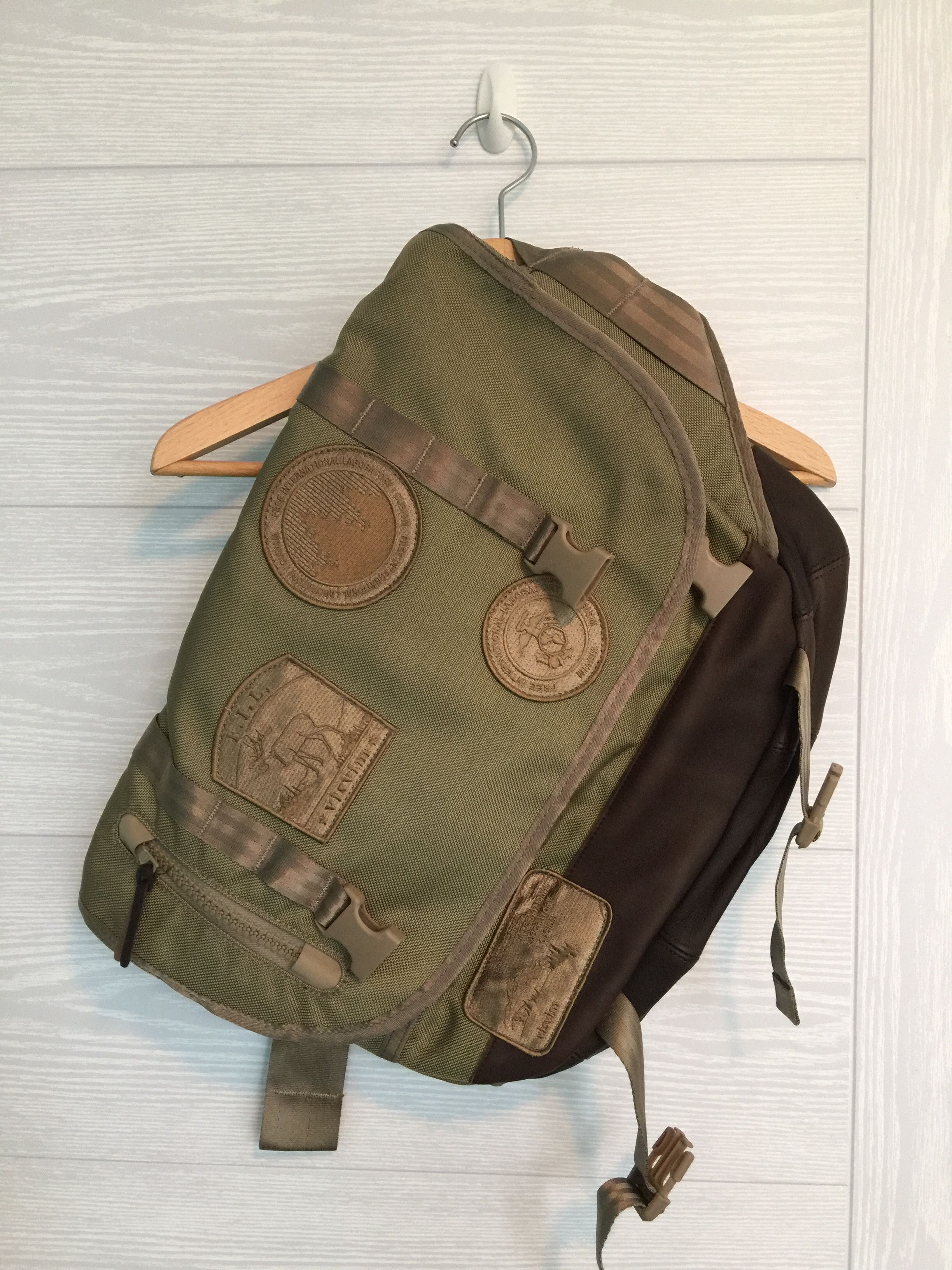 Visvim Ballistic E-Cat 18L bag *Gold* buckle | Grailed