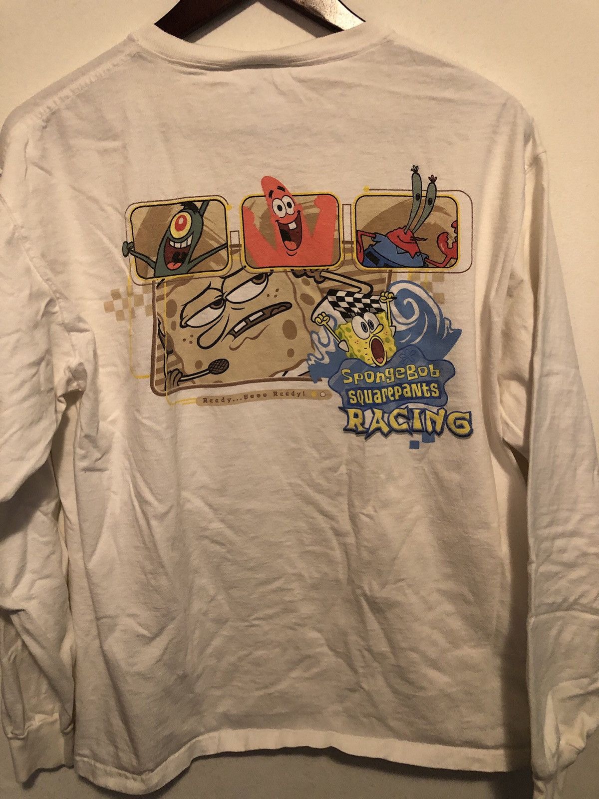 Vintage Vintage Early Y2K Spongebob Racing L/S | Grailed