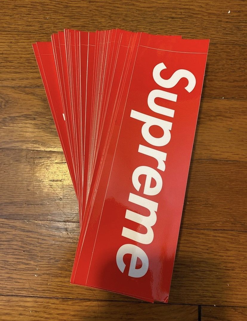 Supreme 40 Supreme Box Logo Stickers Stack Lot Set Pack Collection ...