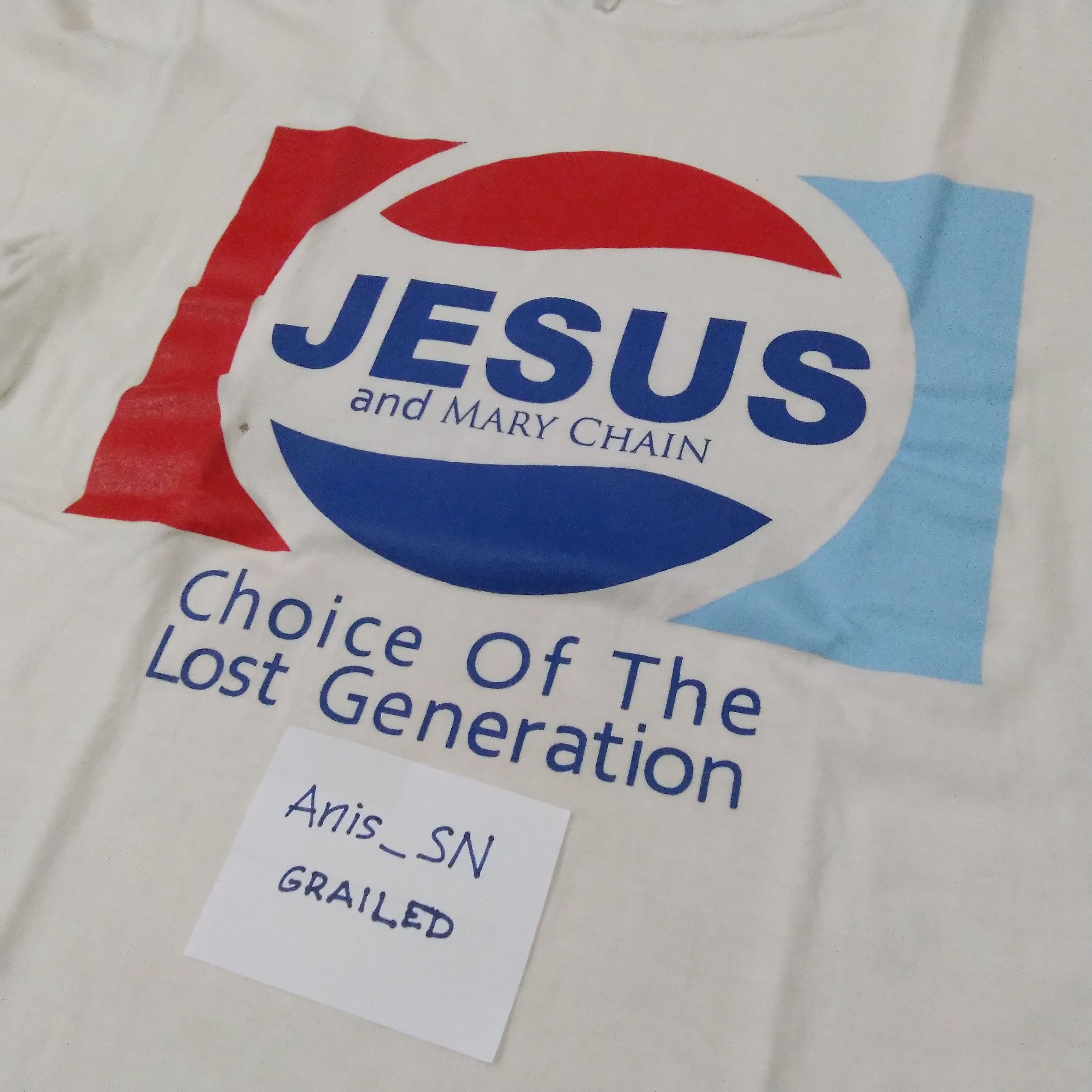 Vintage Jesus and Mary Chain Pepsi T-Shirt | Grailed