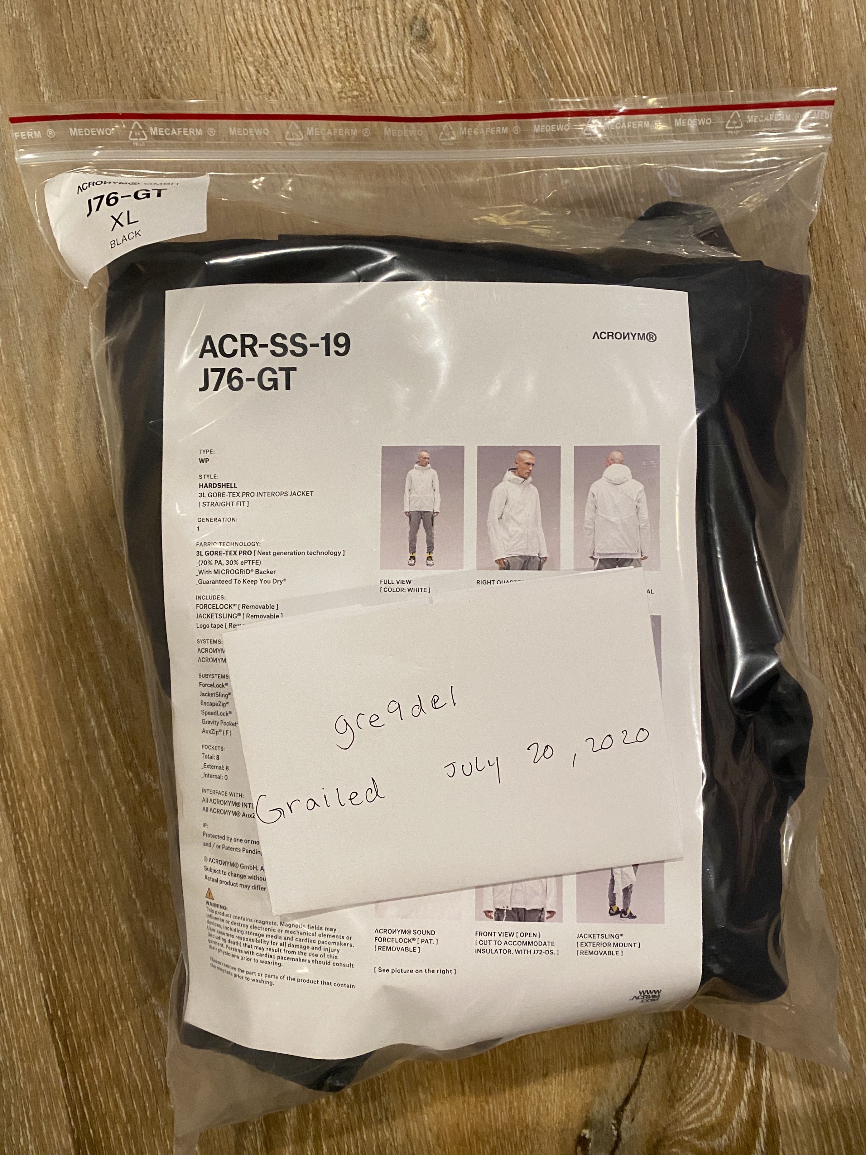 Acronym J76-GT Jacket | Grailed