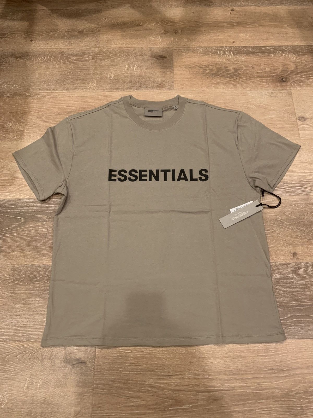 Fear of God Fear of God Essentials SS20 Tan Logo Tee T-Shirt Size ...