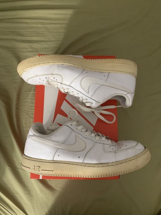 Nike Beater White Air Force 1’s | Grailed