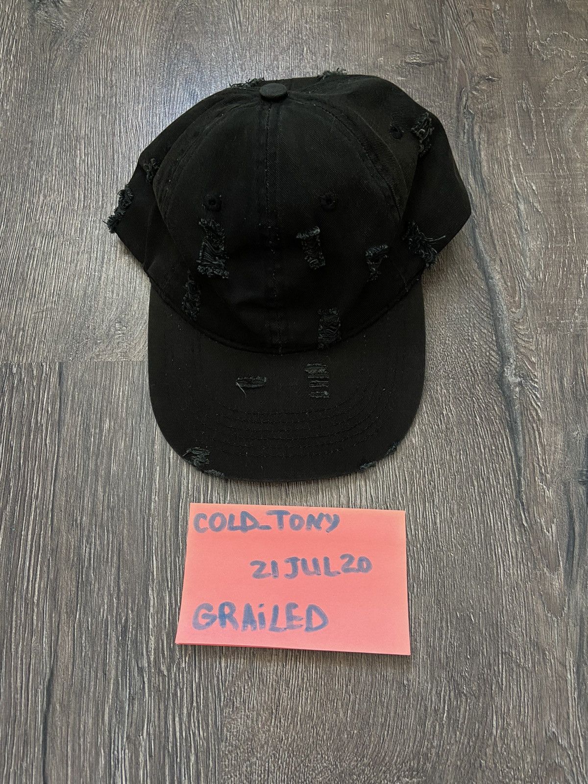 032c 032c Cosmic Workshop ‘Destroyed’ Cap Black | Grailed
