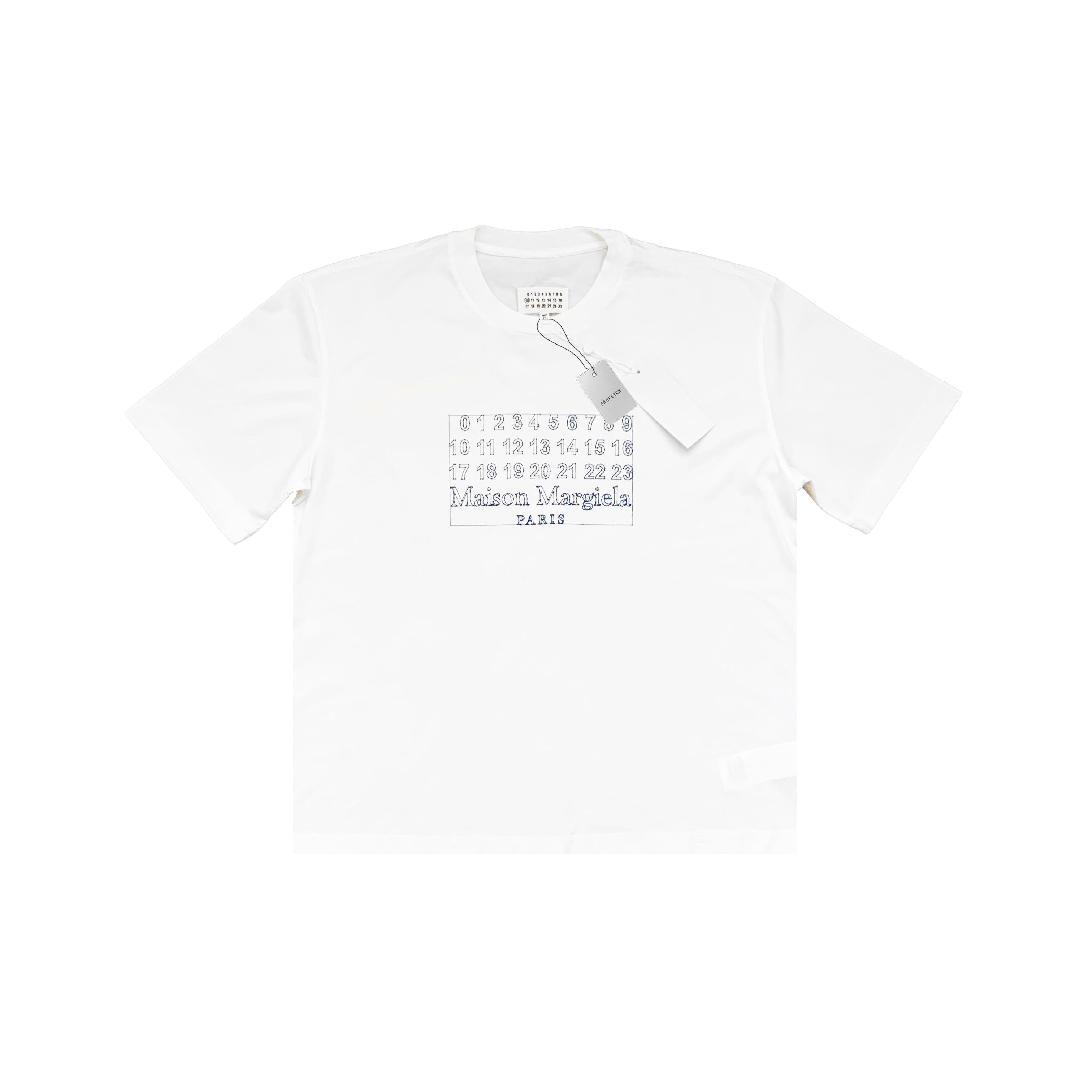 Maison Margiela Number Logo Tee | Grailed