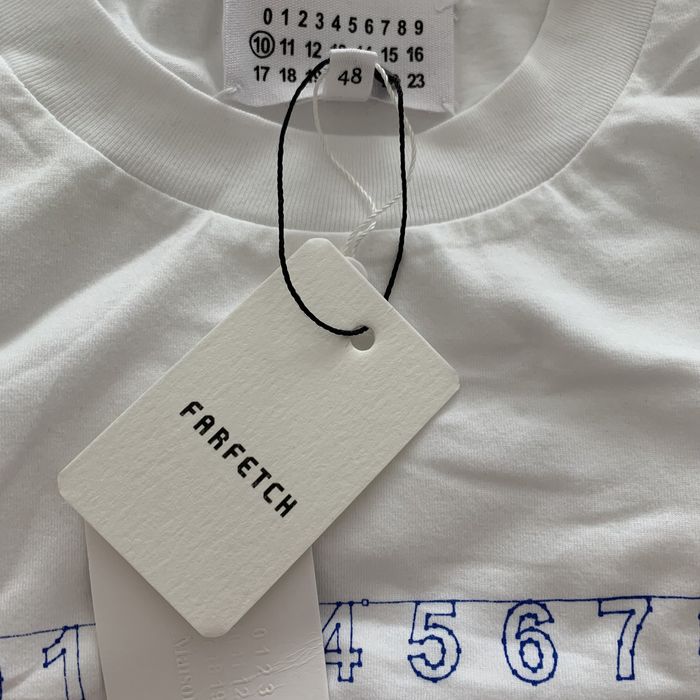 Maison Margiela Number Logo Tee | Grailed