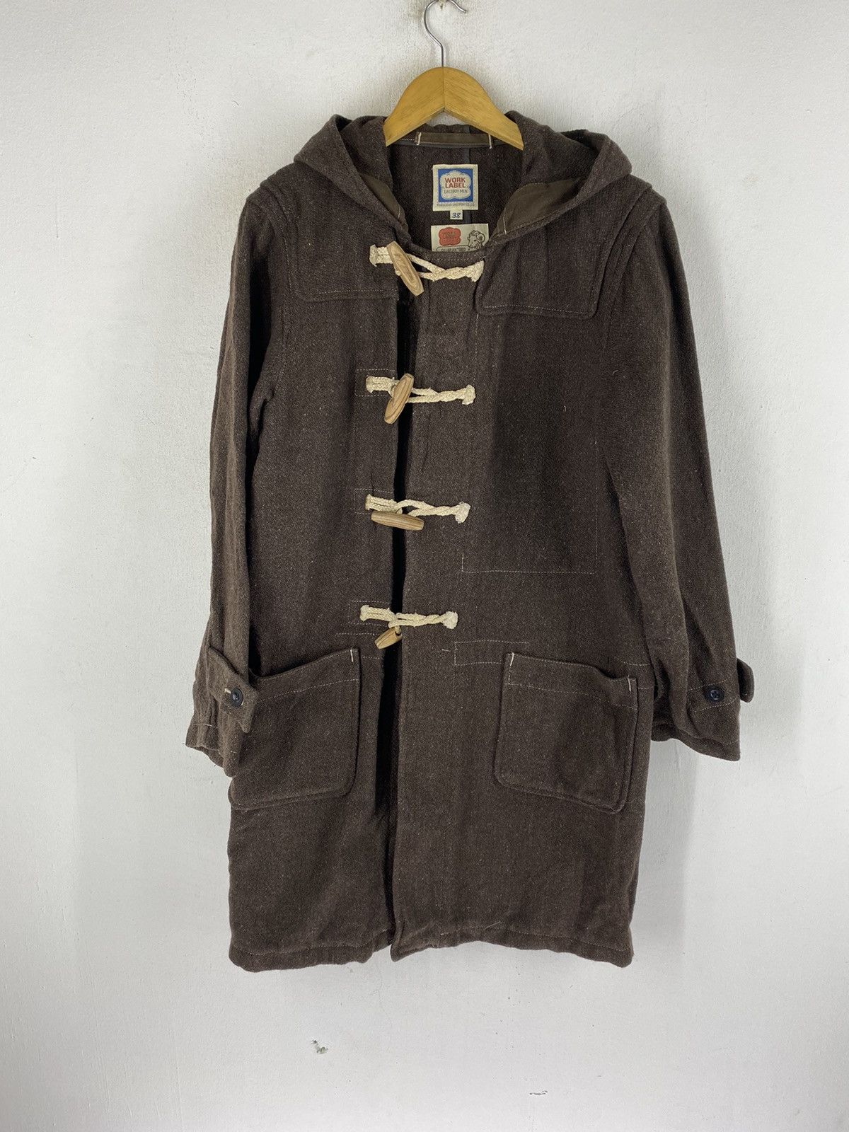 Johnson Woolen Mills × Woolrich Woolen Mills Vintage Work Label Woolen ...