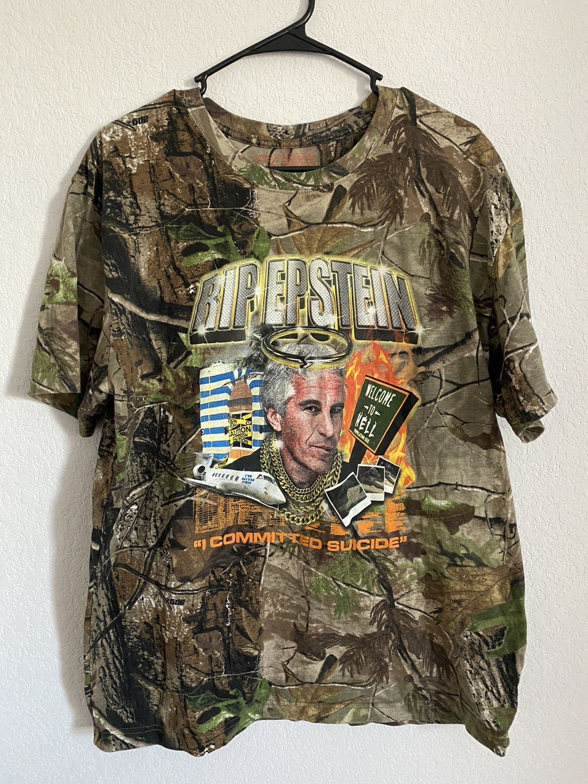 Other MILLION DOLLAR EXTREME SAM HYDE RIP EPSTEIN REALTREE SHIRT | Grailed