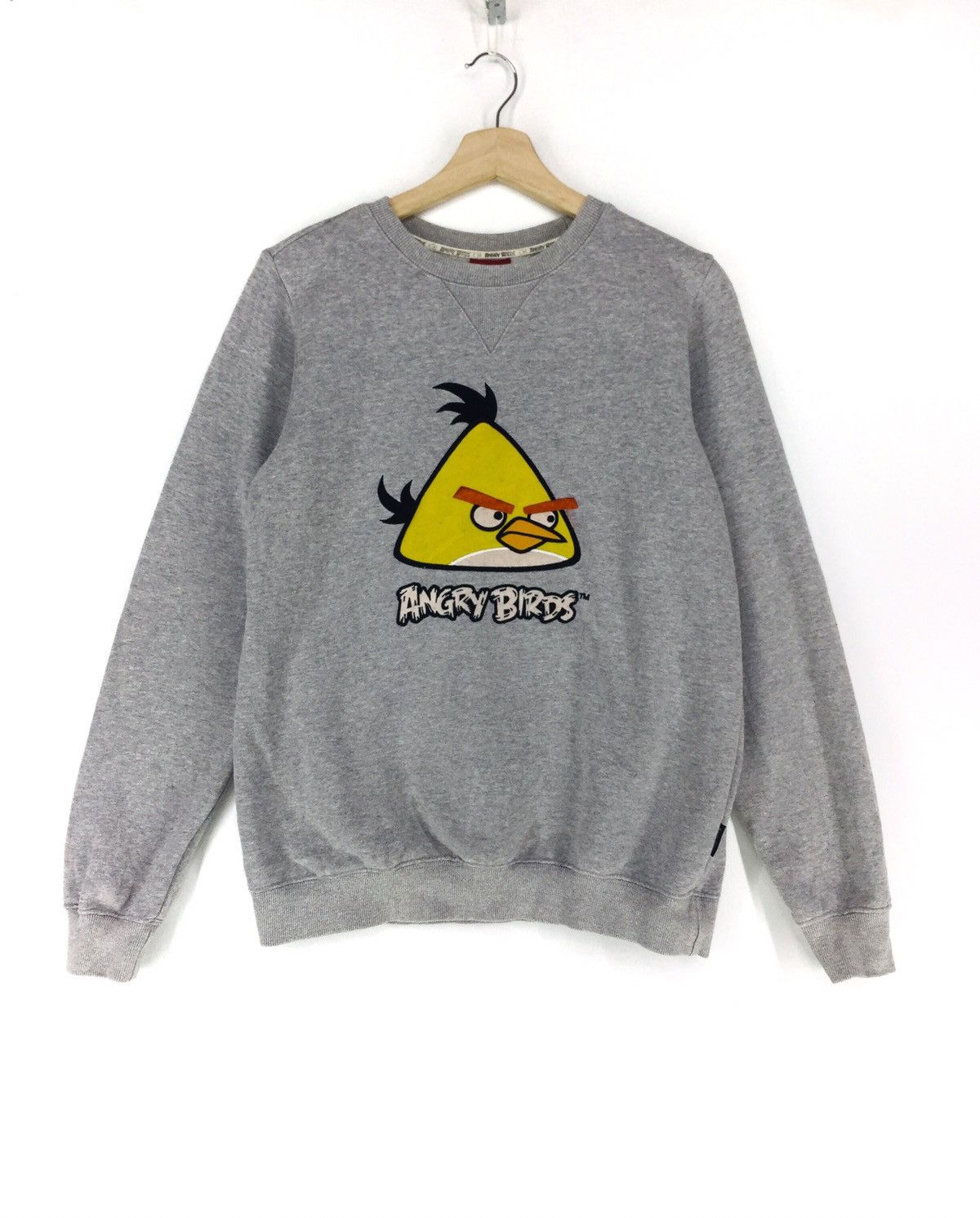 Art × Cartoon Network Angry Birds Yellow Birds Logo Sweatshirts | Grailed