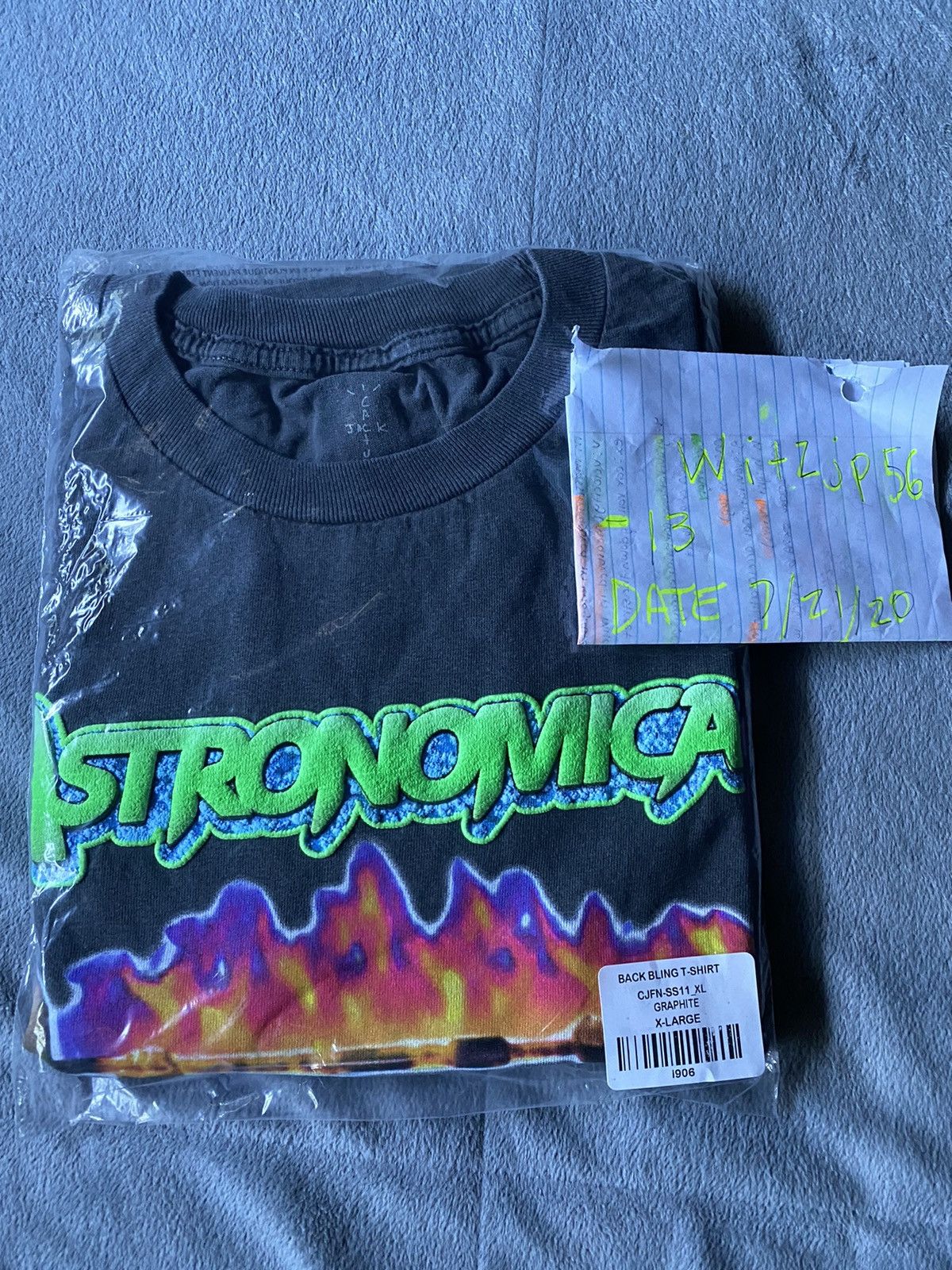 Travis Scott Brand New Travis Scott Back Bling T shirt Brand | Grailed