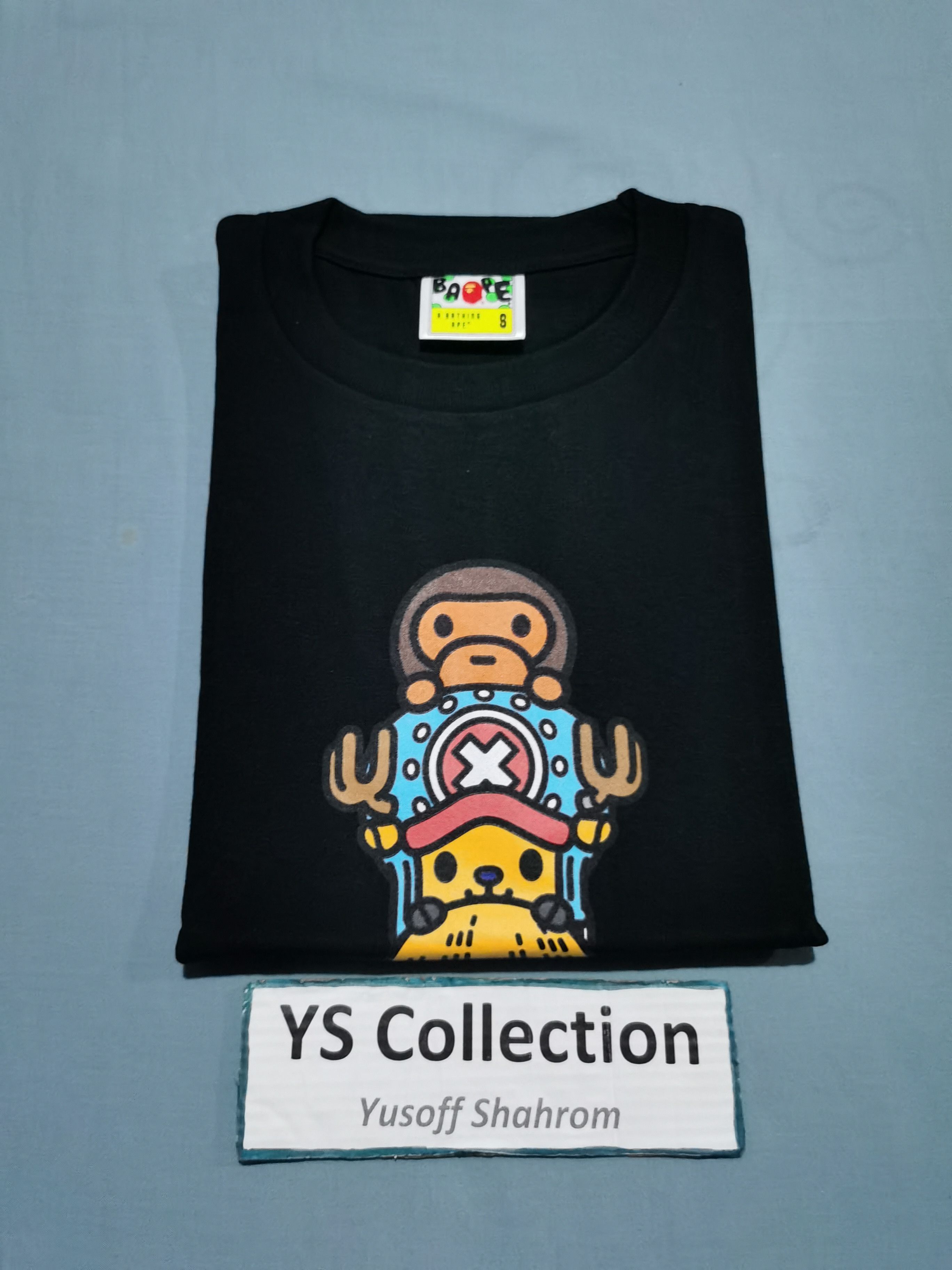 Bape Bape x One Piece Jolly Roger Luffy Chopper Milo Tee | Grailed