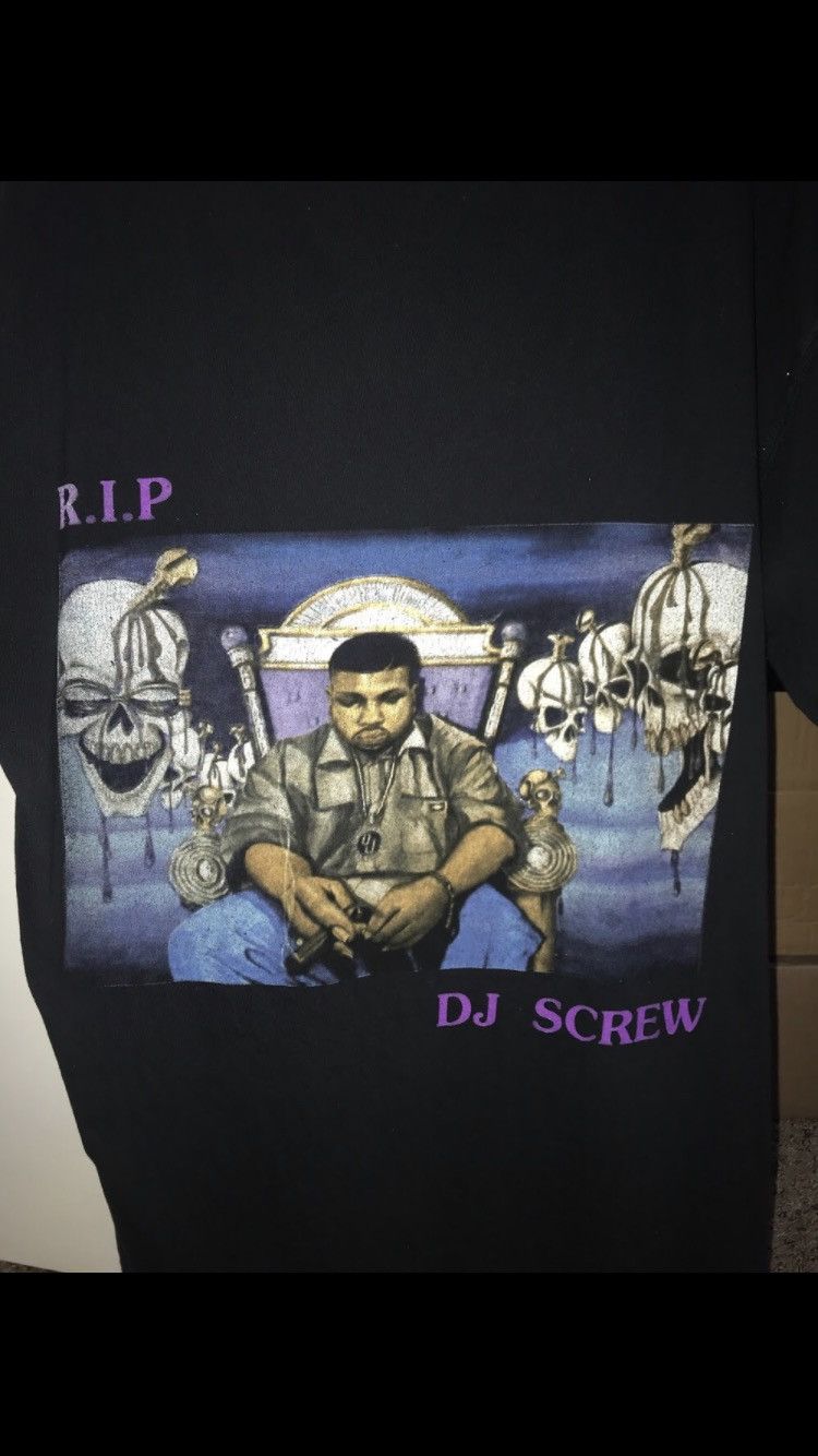 Travis Scott Travis Scott RIP DJ Screw Astrworld size L black | Grailed
