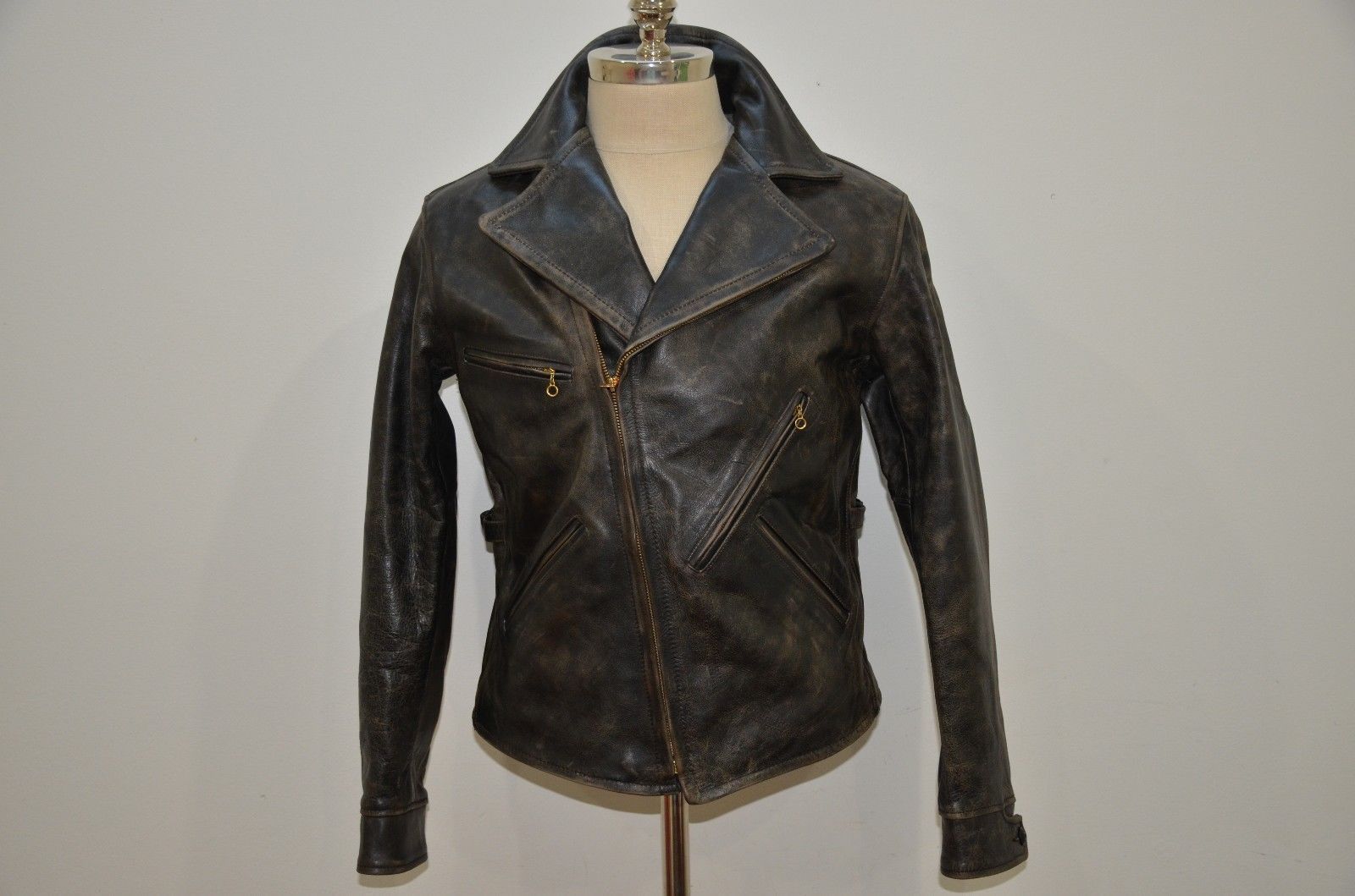 RRL Ralph Lauren Distressed Leather Biker Jacket | Grailed RRL Ralph Lauren Distressed Leather Biker Jacket | Grailed