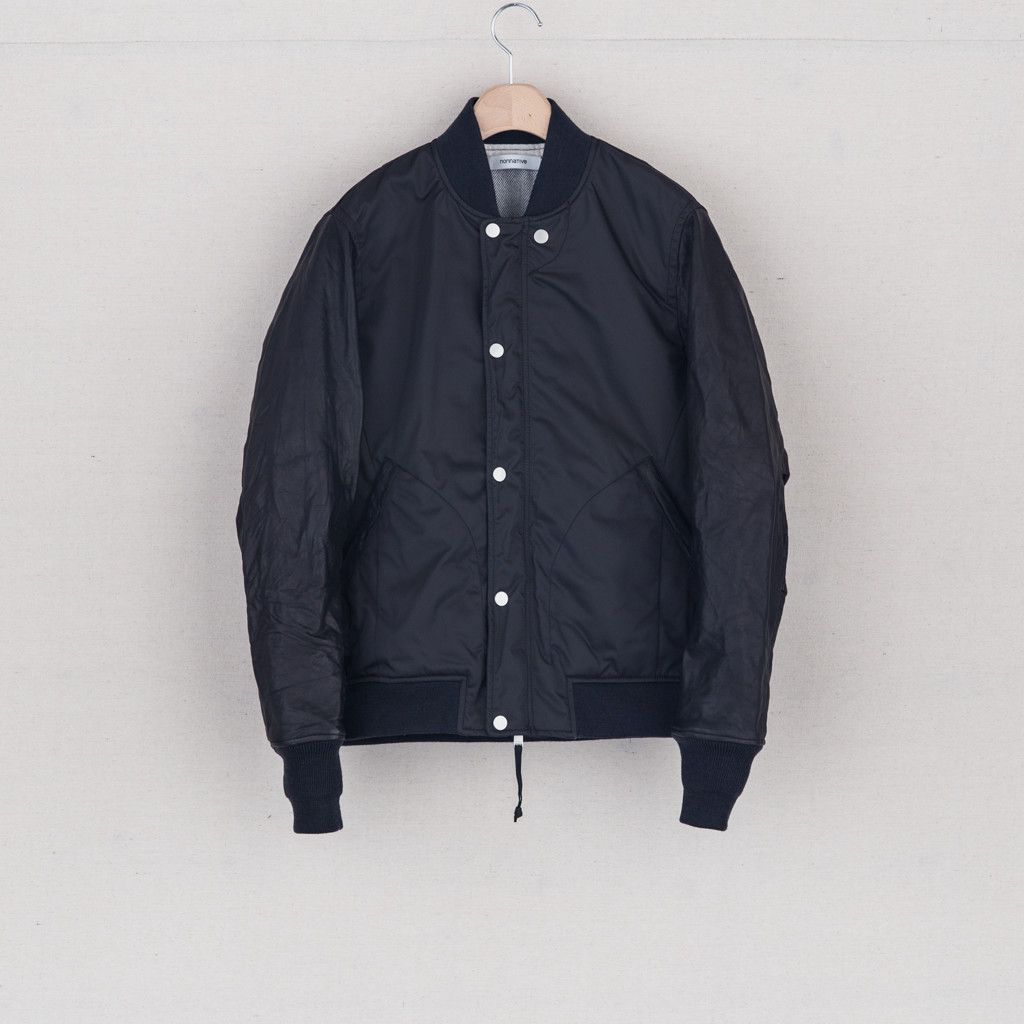 Nonnative Nonnative Black Varsity Bomber Jacket | Grailed