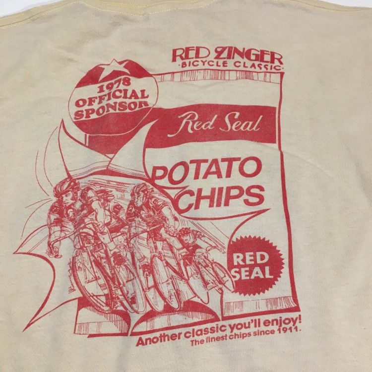 Streetwear × Vintage Vintage 70’s Red Zinger Bike Race Shirt | Grailed