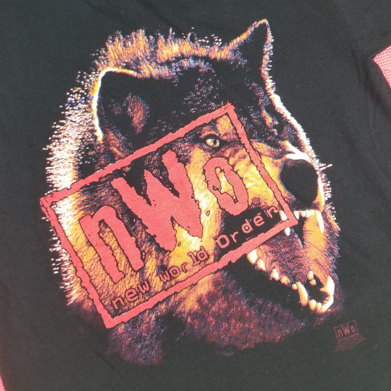 Vintage vintage nwo wolf pack t-shirt | Grailed