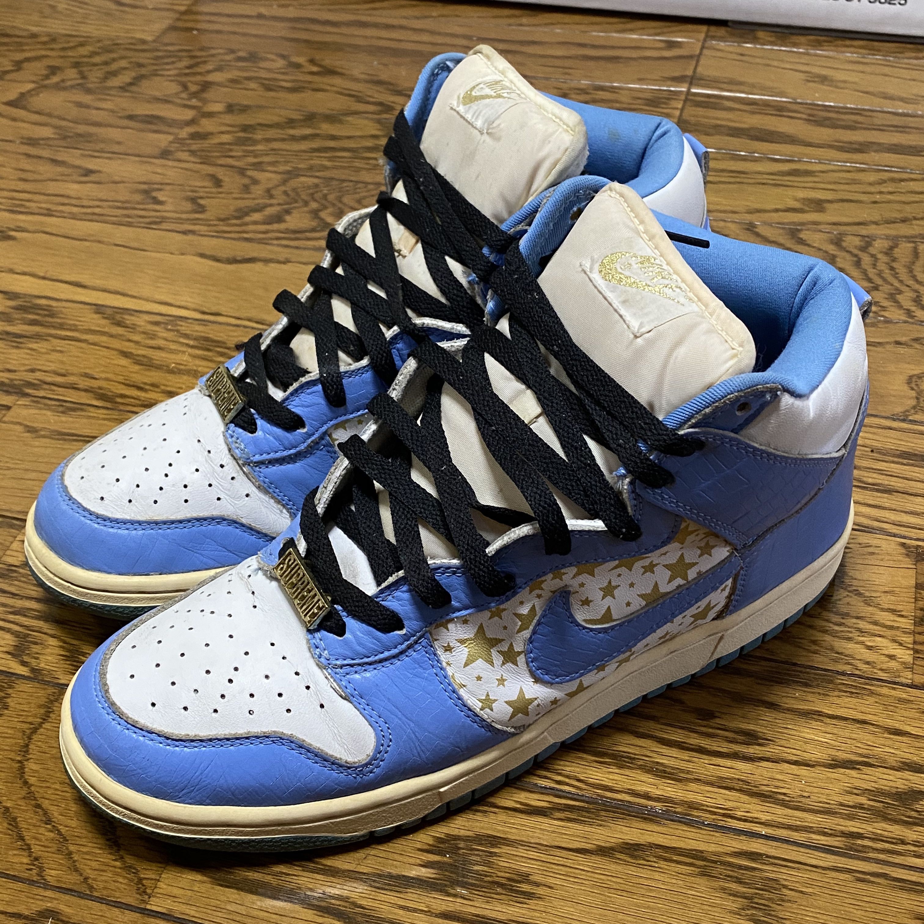 Supreme Nike x Supreme Dunk High Pro SB Blue Stars | Grailed