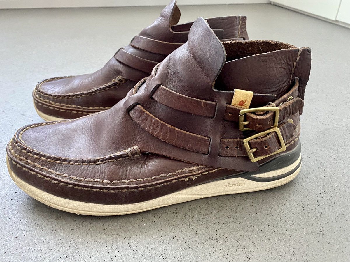 Visvim Visvim Mesa Moc folk - bison leather | Grailed