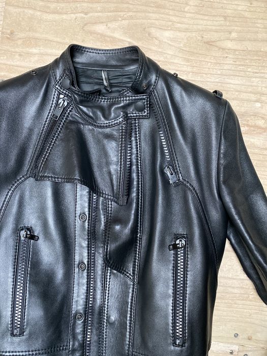 Dior Dior Homme Hedi Slimane Runway AW07 Aviator Leather Jacket | Grailed