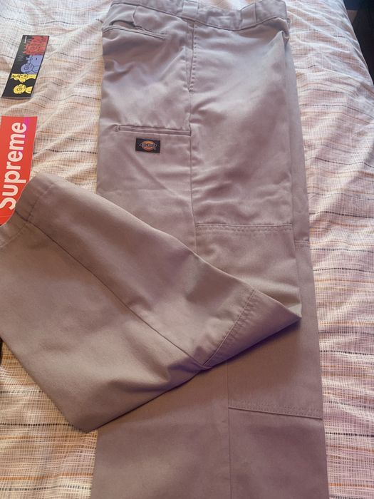Dickies RARE Silver dickies LOOSE FIT DOUBLE KNEE | Grailed